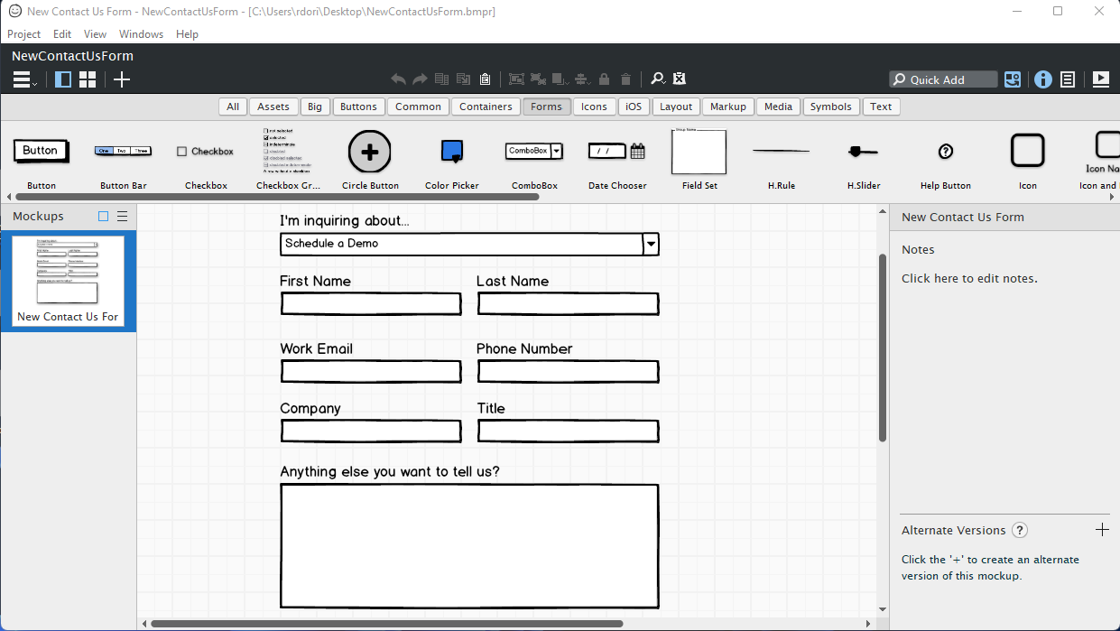 Balsamiq Quotes